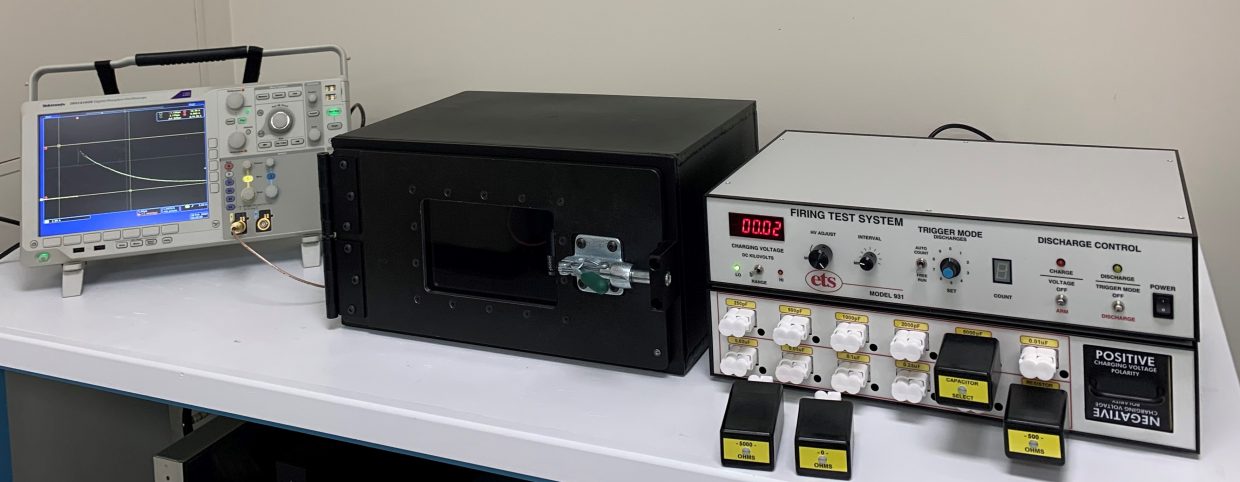 Electrostatic Discharge Firing Test System for Explosive Materials