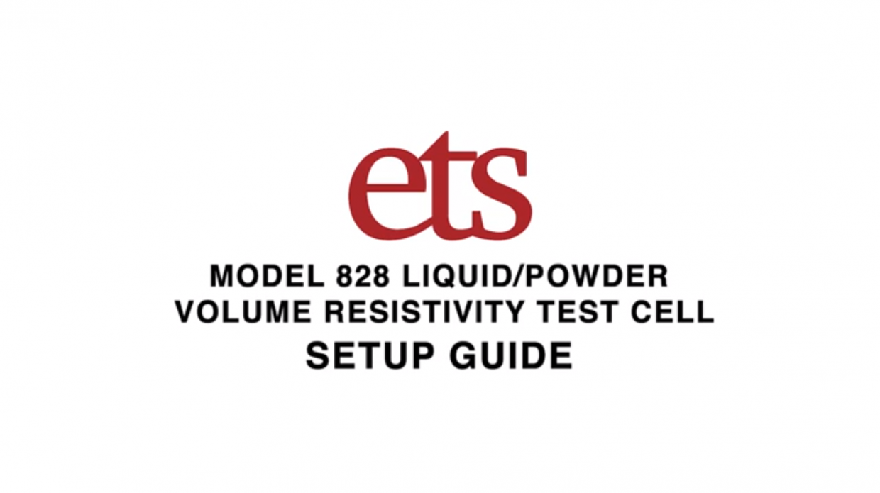 M 828 Volume Resistivity Test Cells | For Liquids and Powders