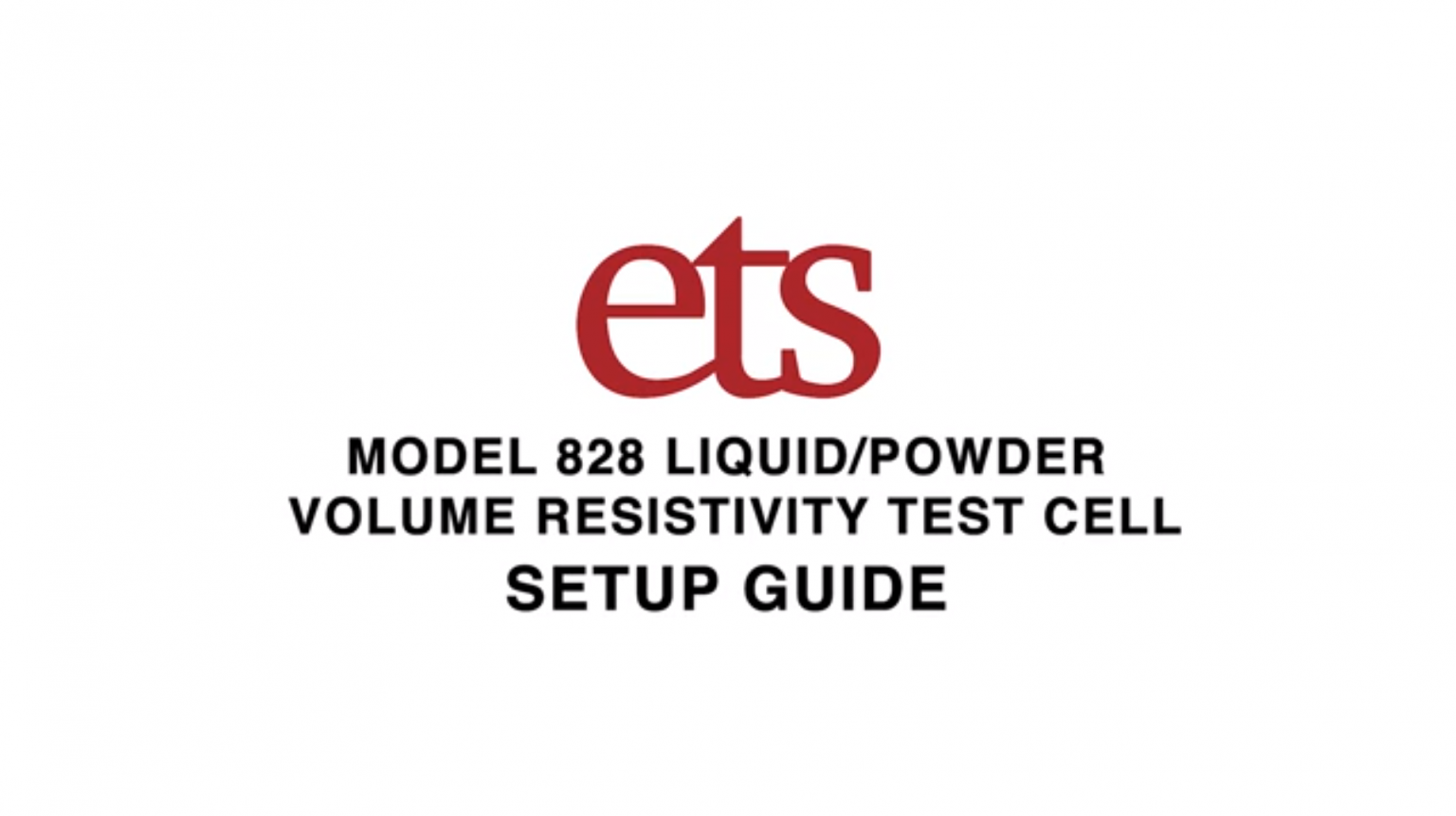 M 828 Volume Resistivity Test Cells | For Liquids and Powders