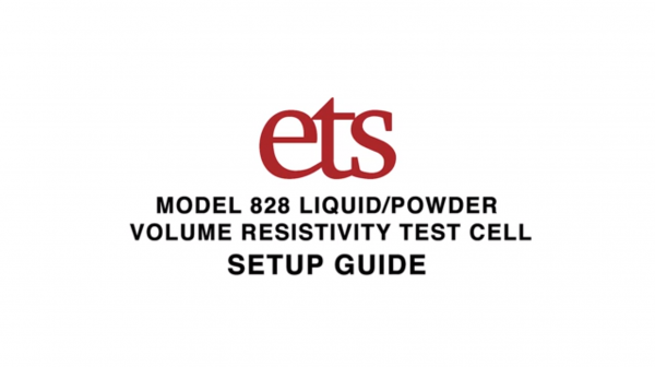 M 828 Volume Resistivity Test Cells | For Liquids and Powders